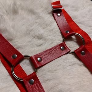 Accessories | New Red Harness Leg Garter | Poshmark